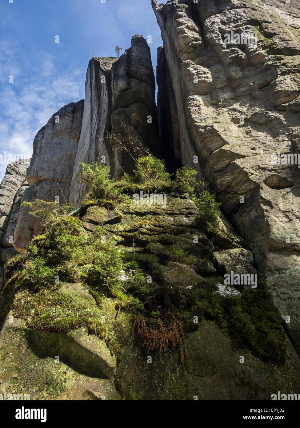 Stone City in Czech Republic Stock Photo - Alamy