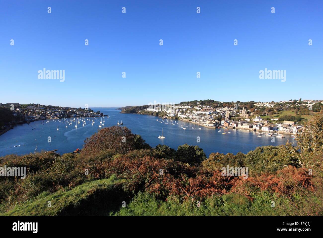Fowey in Cornwall, England Stock Photo - Alamy