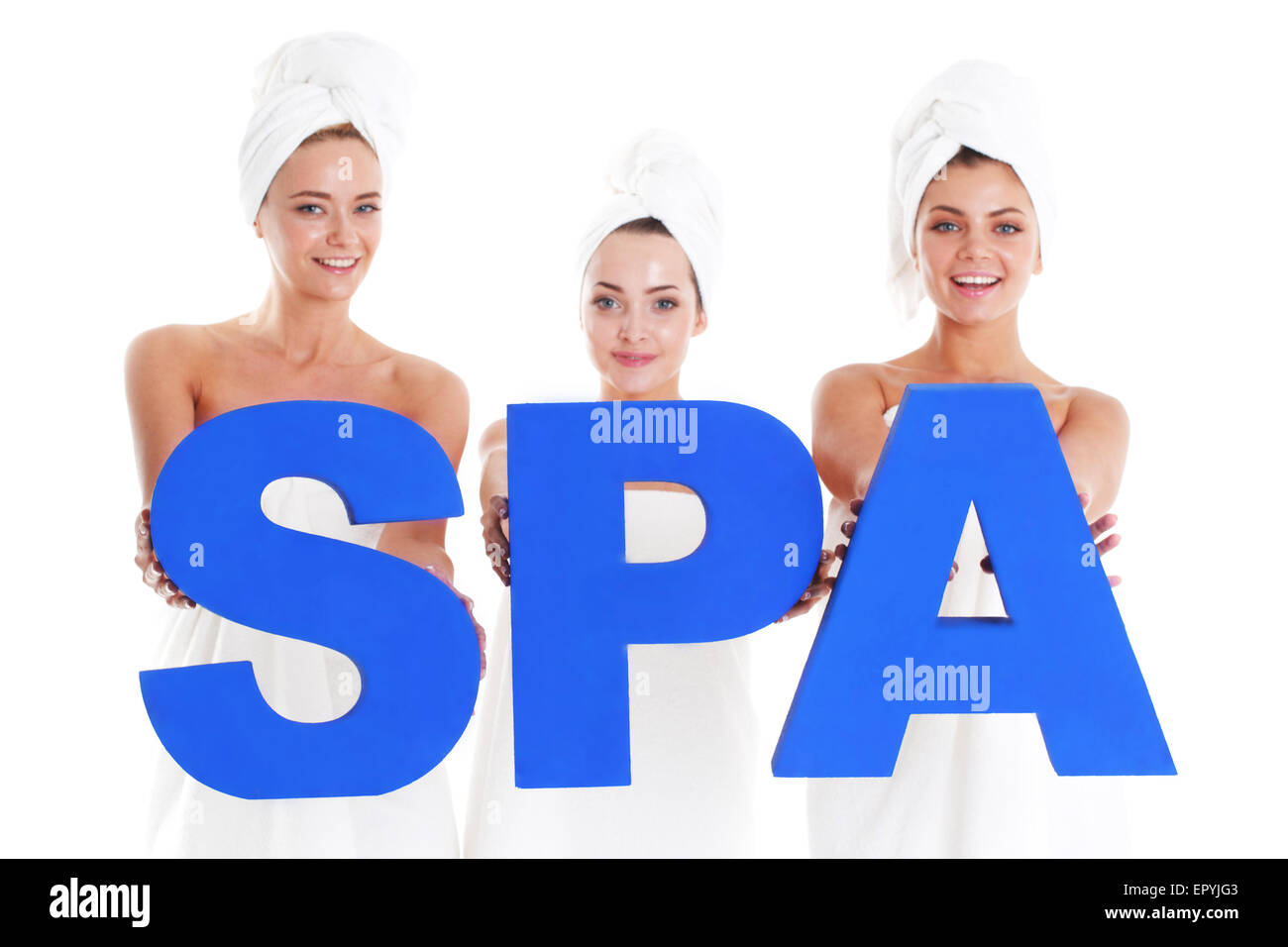 Young women in spa hi-res stock photography and images - Alamy