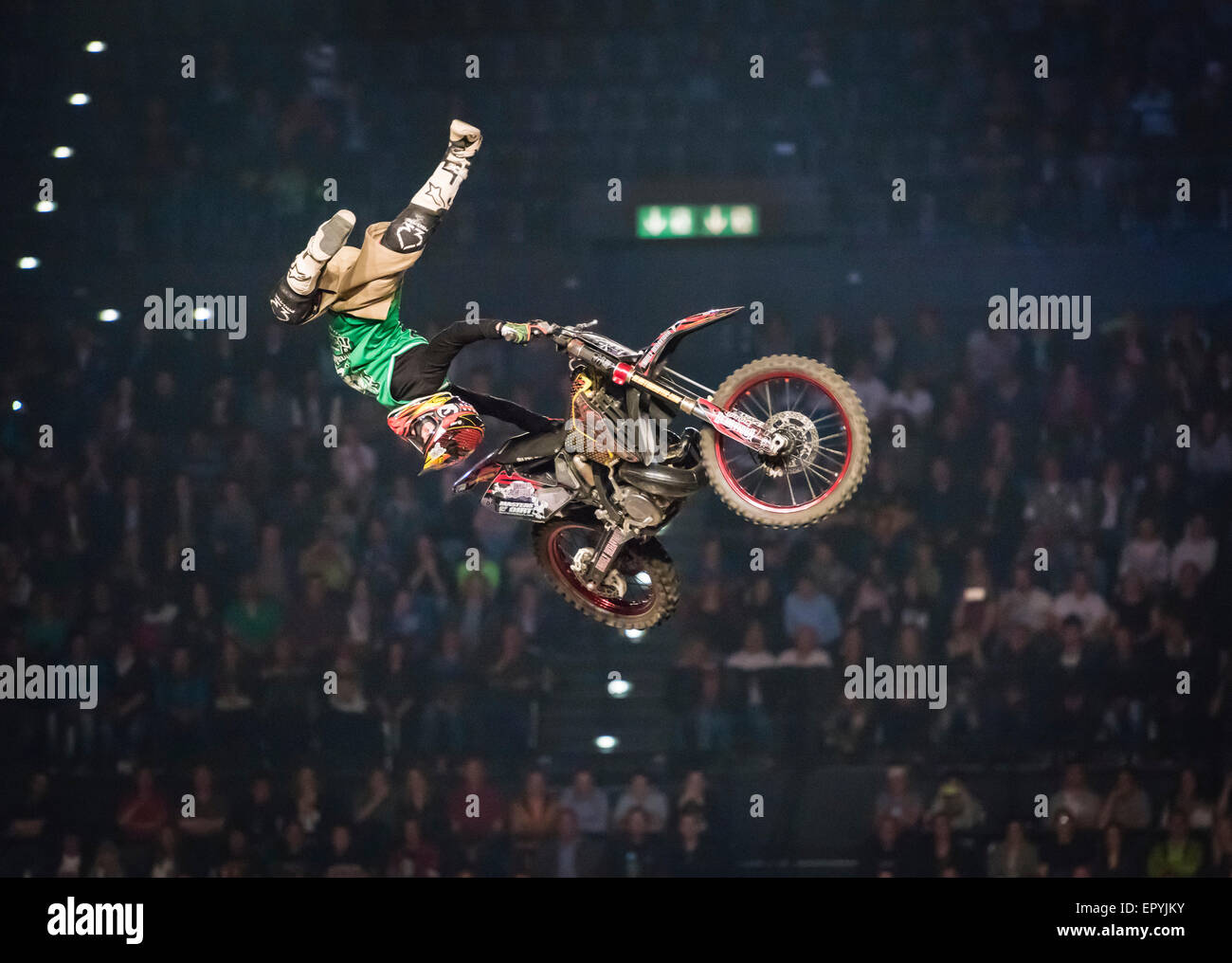 Freestyle motocross fmx stunt bike hi-res stock photography and images ...