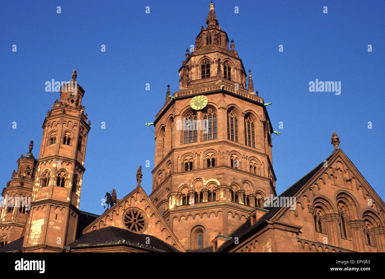 DEU, Germany, Mainz, the cathedral. DEU, Deutschland, Mainz, der Dom ...