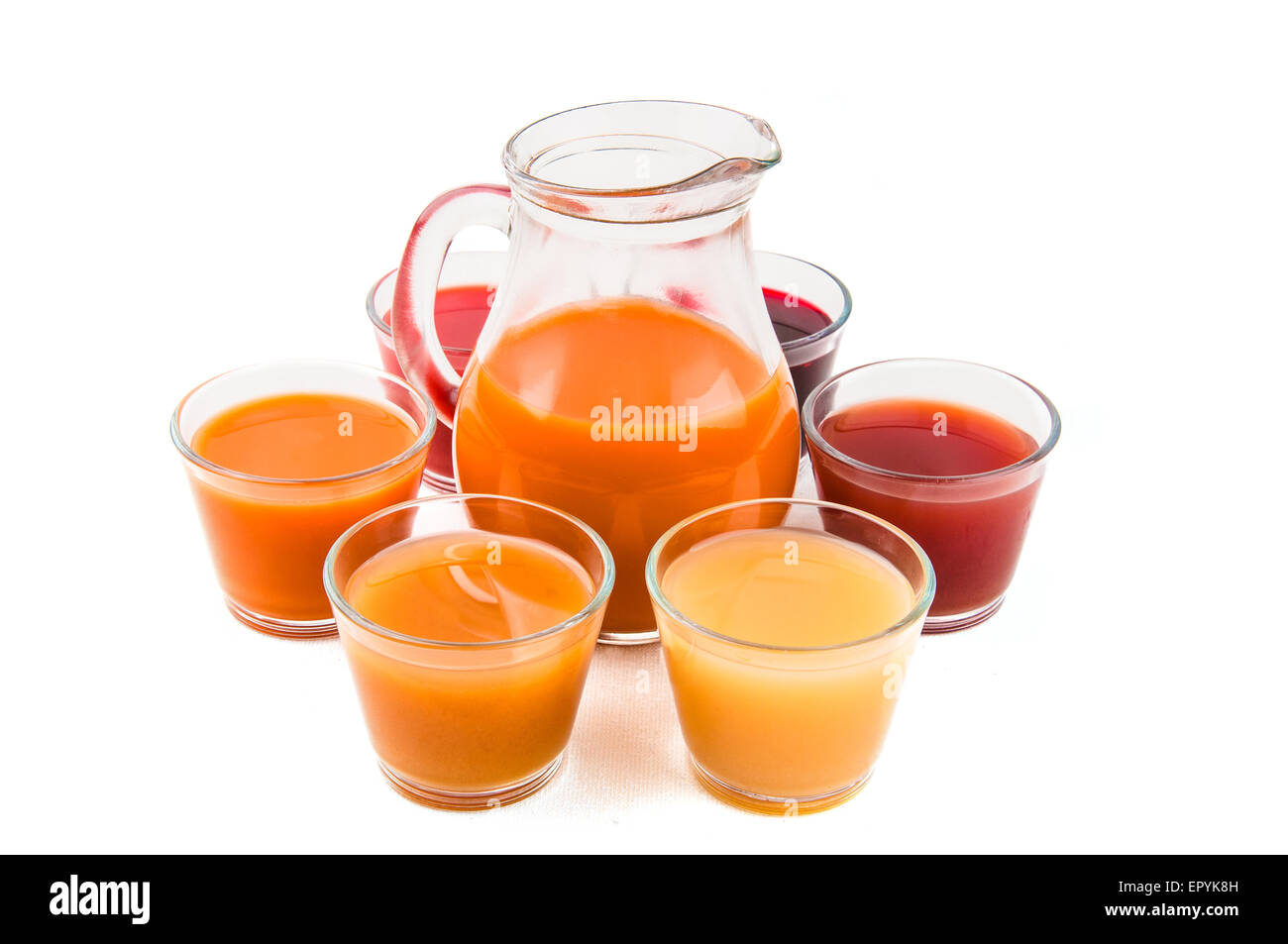 Freshly pressed organic apple juice Cut Out Stock Images & Pictures - Alamy