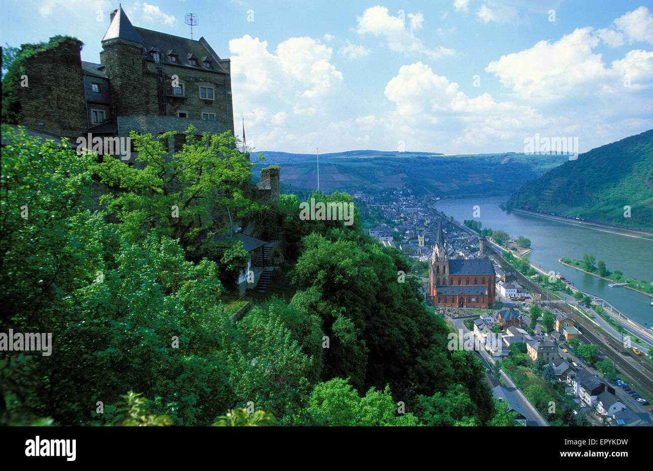 Oberwesel schloss hi-res stock photography and images - Alamy