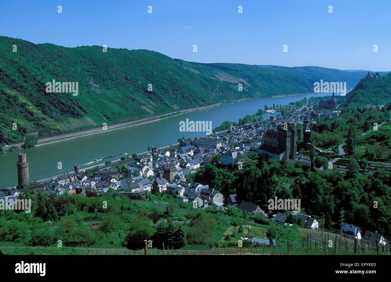 Oberwesel rhine river valley, germany hi-res stock photography and ...