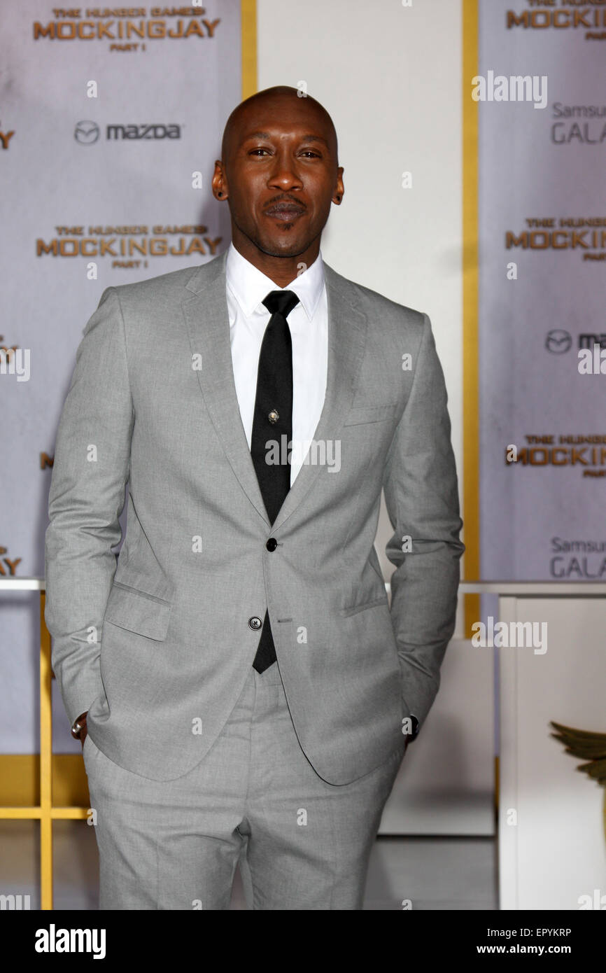 The Hunger Games: Mockingjay Part 1 Premiere Featuring: Mahersala Ali ...
