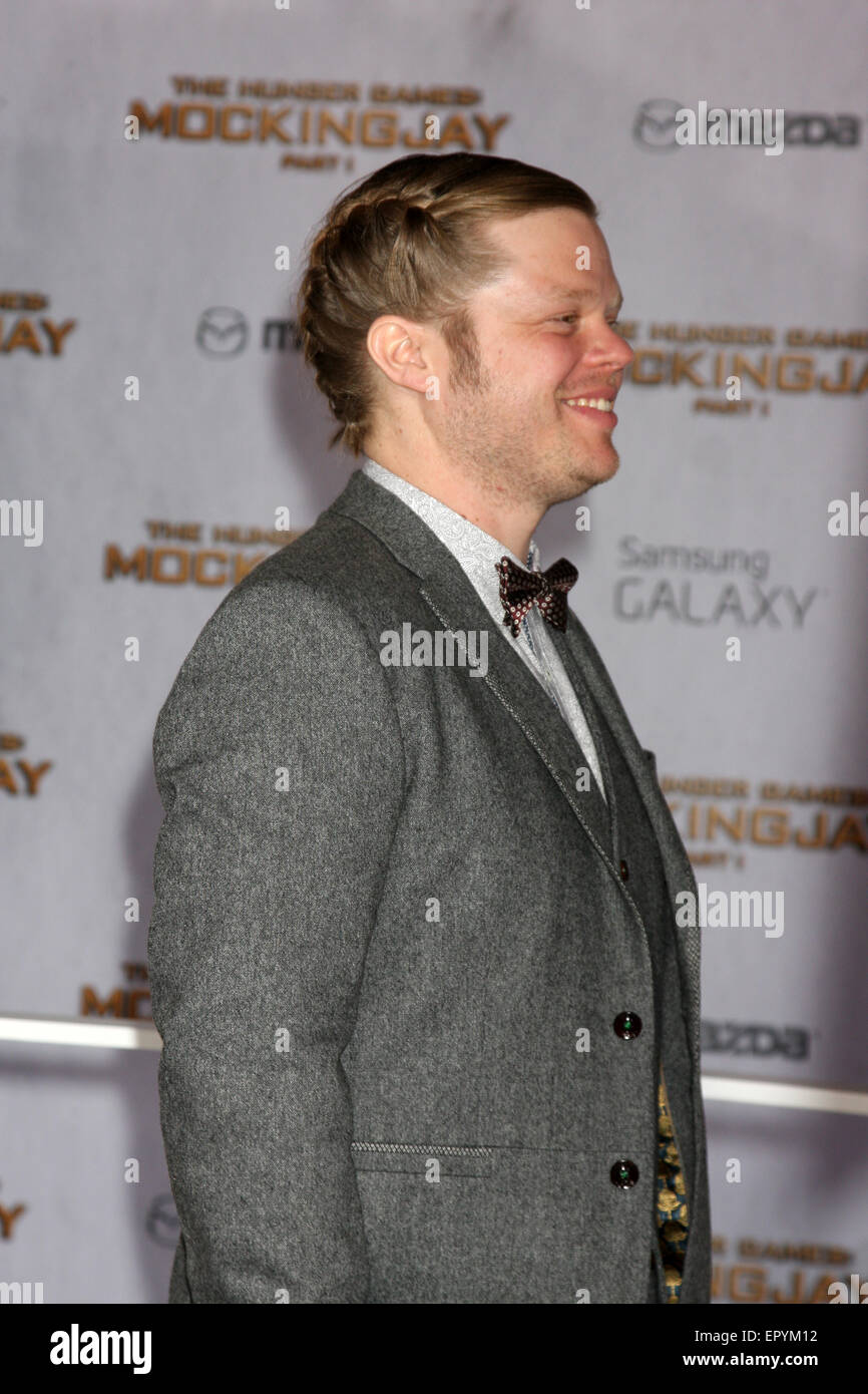 The Hunger Games: Mockingjay Part 1 Premiere Featuring: Eldon Henson ...