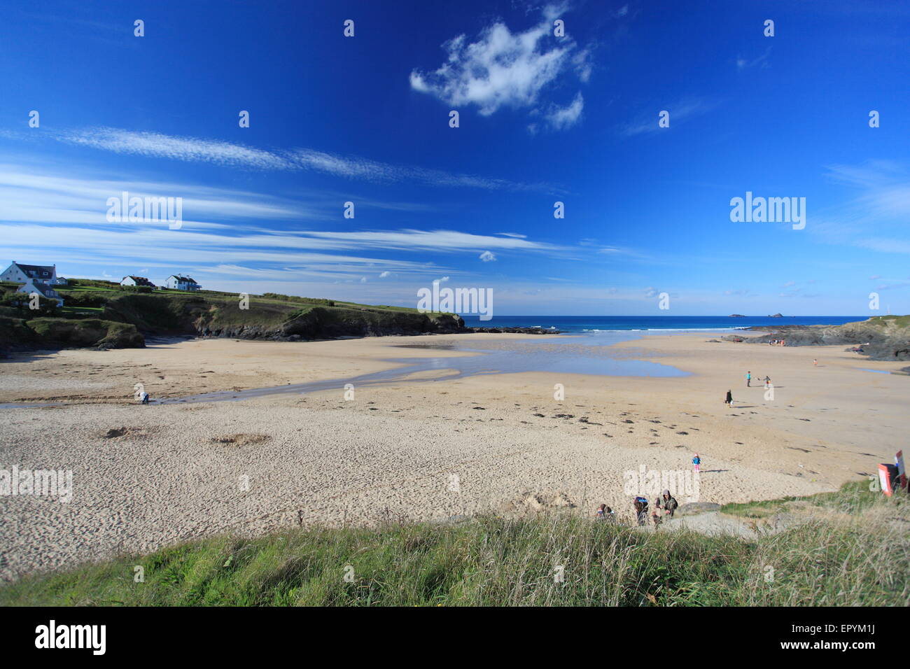 Treyarnon bay in cornwall hi-res stock photography and images - Alamy