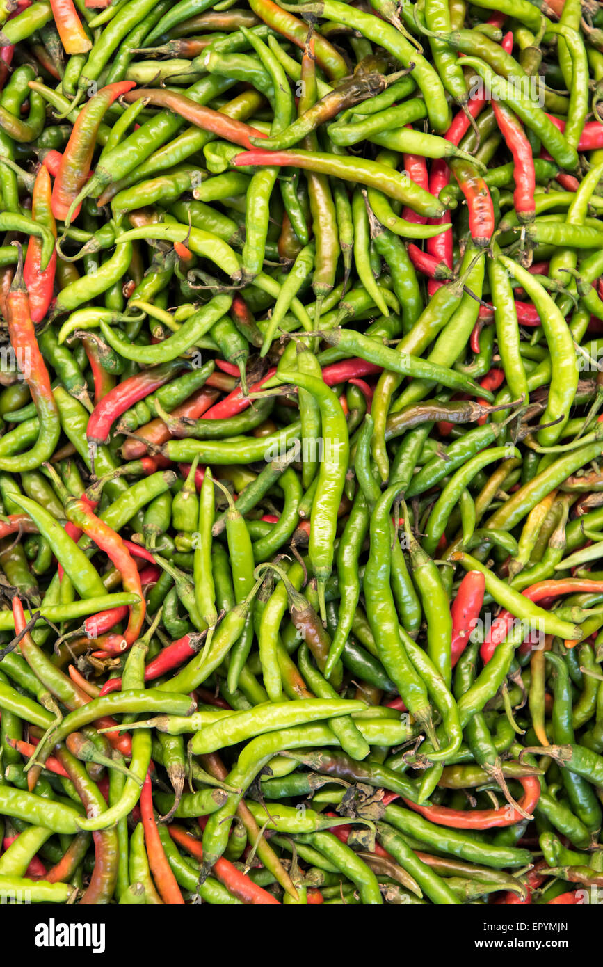 Chilli display chili pepper hi-res stock photography and images - Alamy