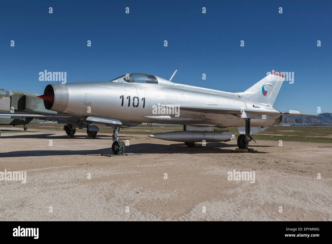 A Mig21 fishbed fighter of the Czech air force Stock Photo - Alamy