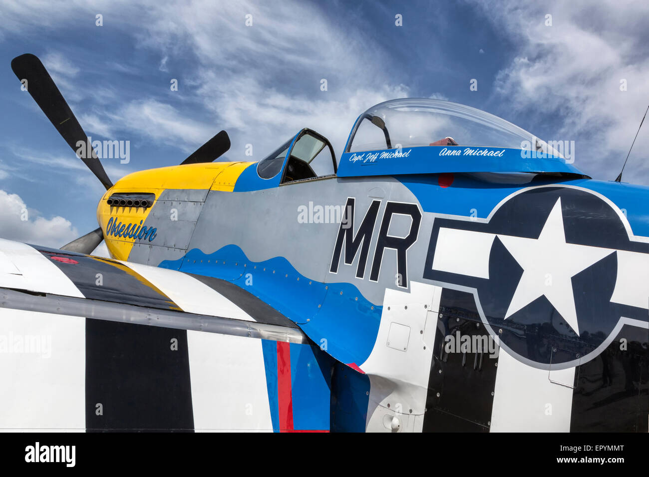 P51 mustang ww2 fighter plane hi-res stock photography and images - Alamy