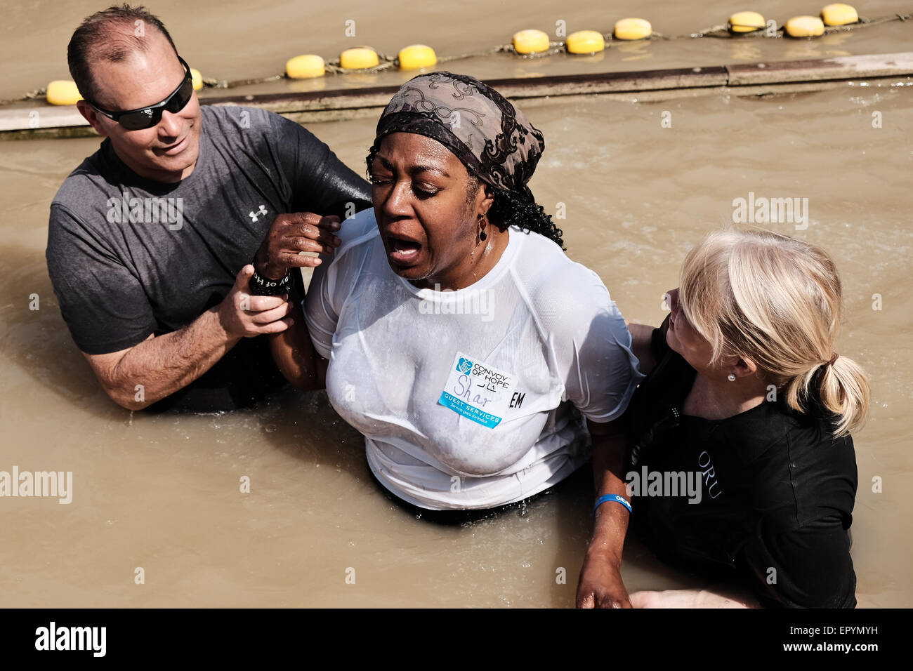 Jesus baptized in jordan river hi-res stock photography and images - Alamy