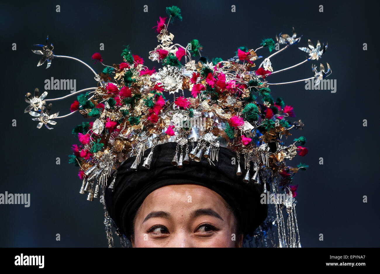 Berlin, Germany. 23rd May, 2015. A Chinese singer wearing traditional ...