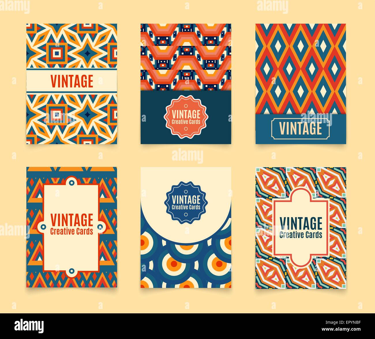 Set ornament template fabric Stock Vector Images - Alamy