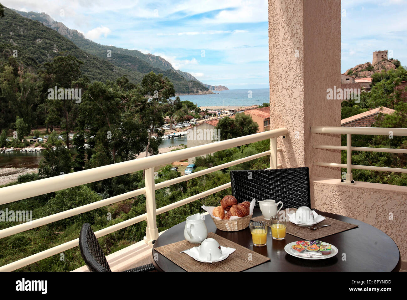 Breakfast sea view hi-res stock photography and images - Alamy