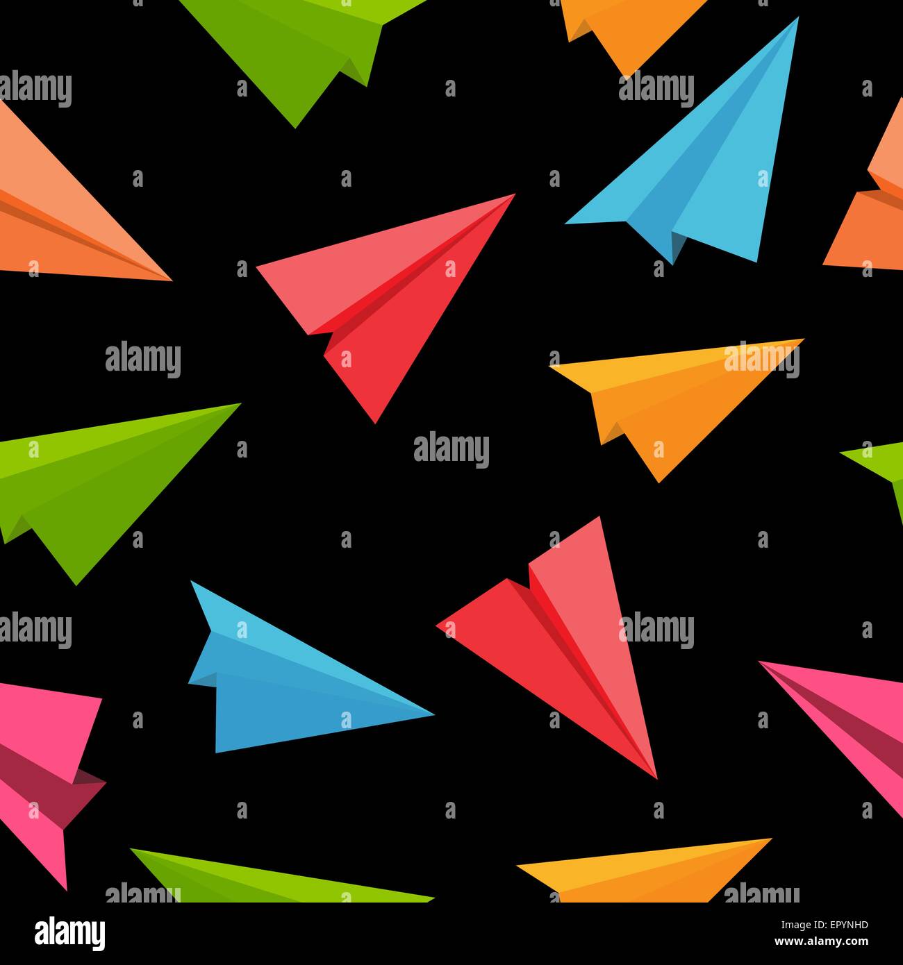 Airplane Seamless Pattern Background Vector Illustration Stock Vector ...