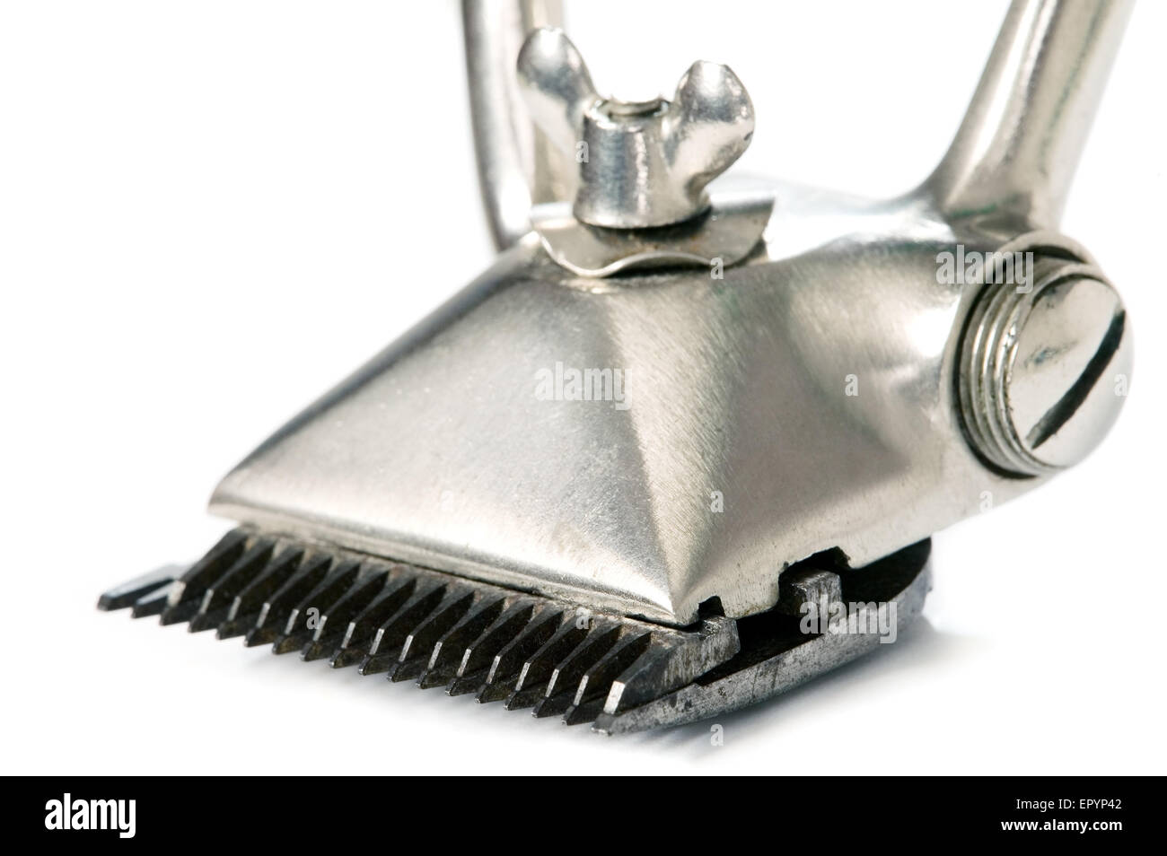 Old vintage hair trimmer, made from metal Stock Photo - Alamy