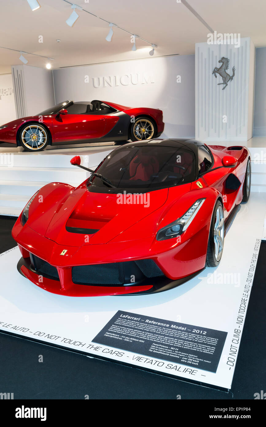 Ferrari La Ferrari, Ferrari Museum, Maranello, Italy Stock Photo - Alamy