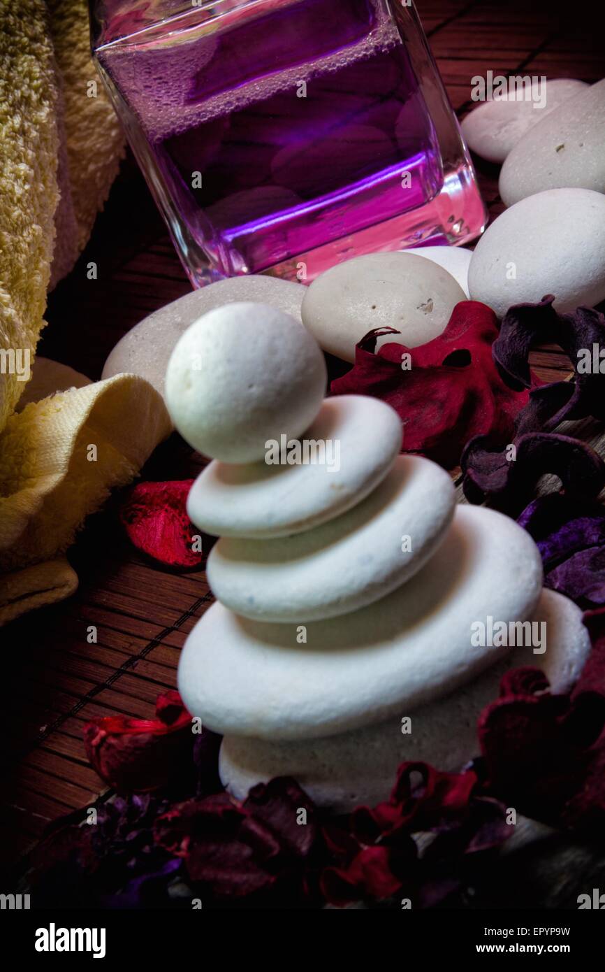 a detail of spa and wellness Stock Photo - Alamy