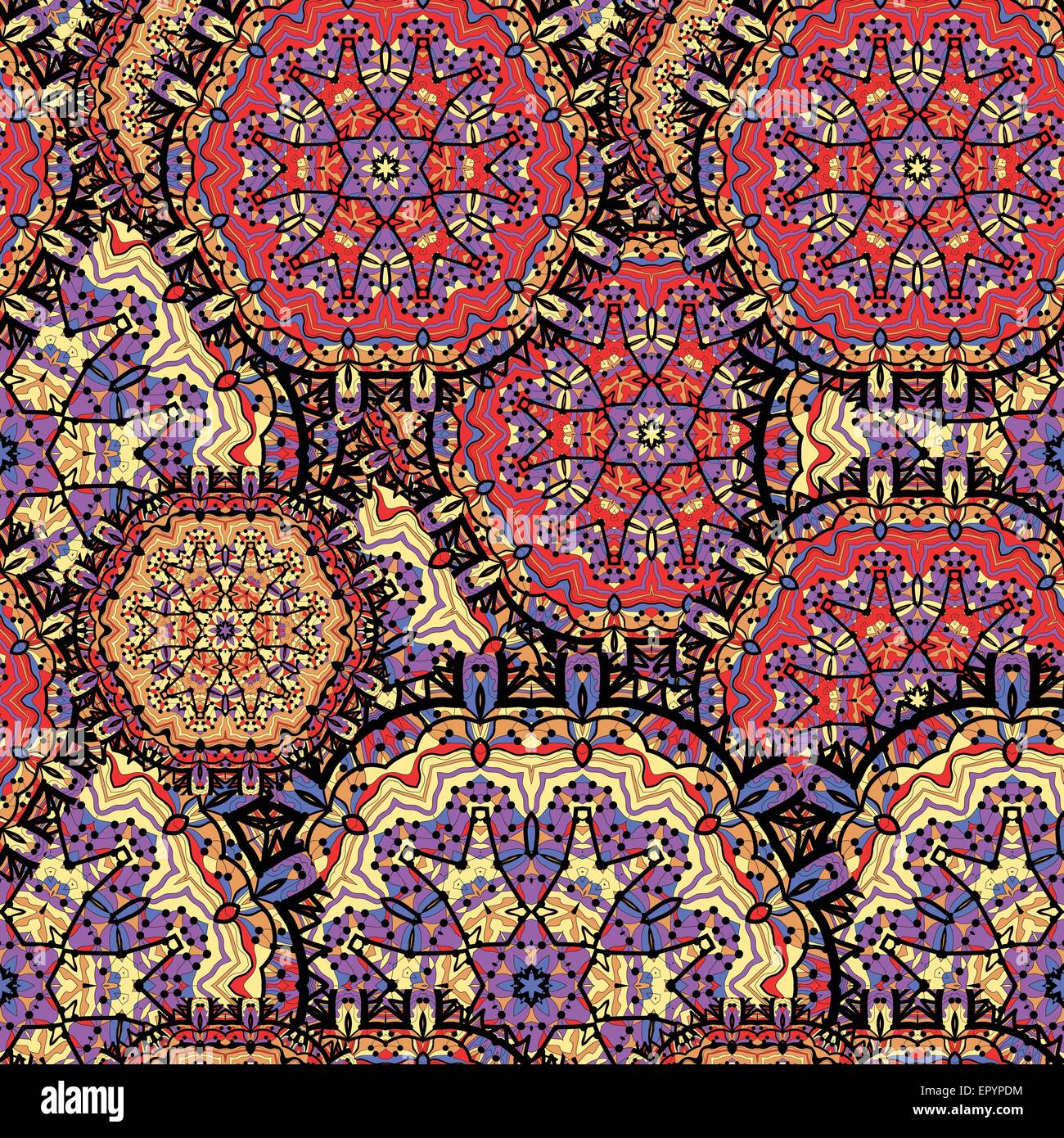 Arabesque seamless pattern. Background vintage flower. Texture r Stock ...