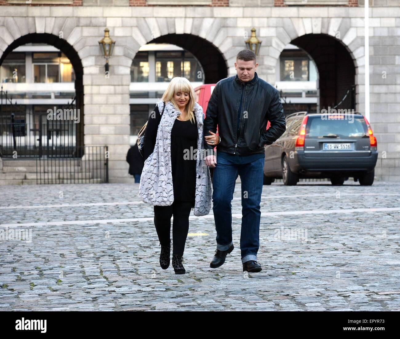 Irish singer Damien Dempsey receives an award from Irish Water Safety ...