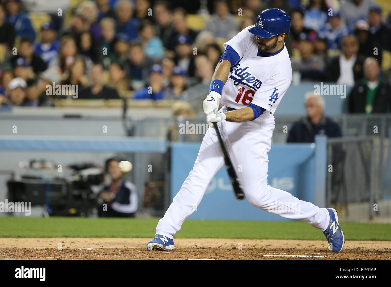 Los Angeles, CA, USA. 22nd May, 2015. Los Angeles Dodgers right fielder ...