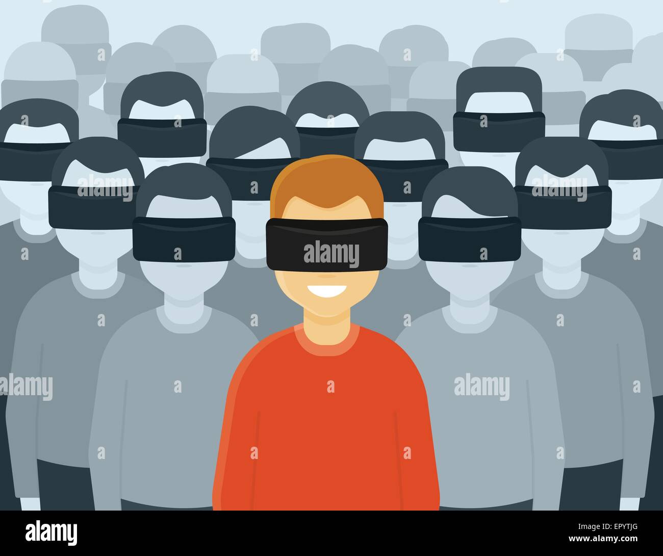Virtual reality generation Stock Vector Image & Art - Alamy