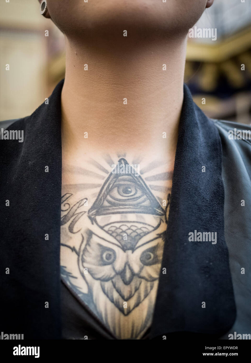 London, UK. 23rd May, 2015. The Great British Tattoo Show Credit: Guy ...