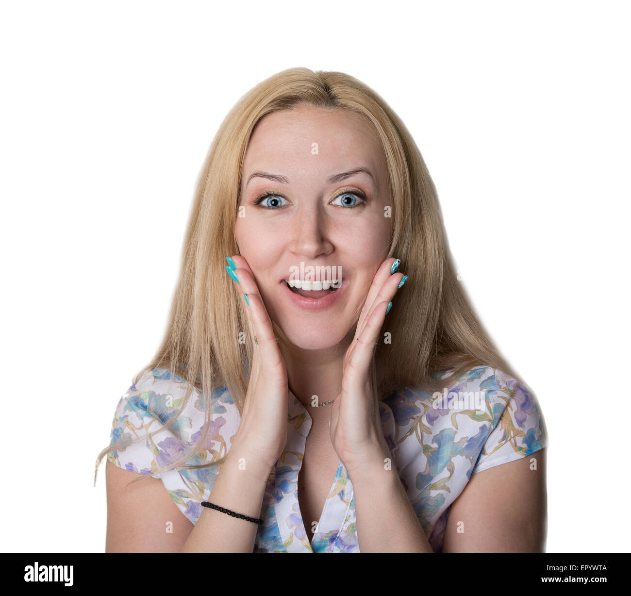 Surprised girl hi-res stock photography and images - Alamy