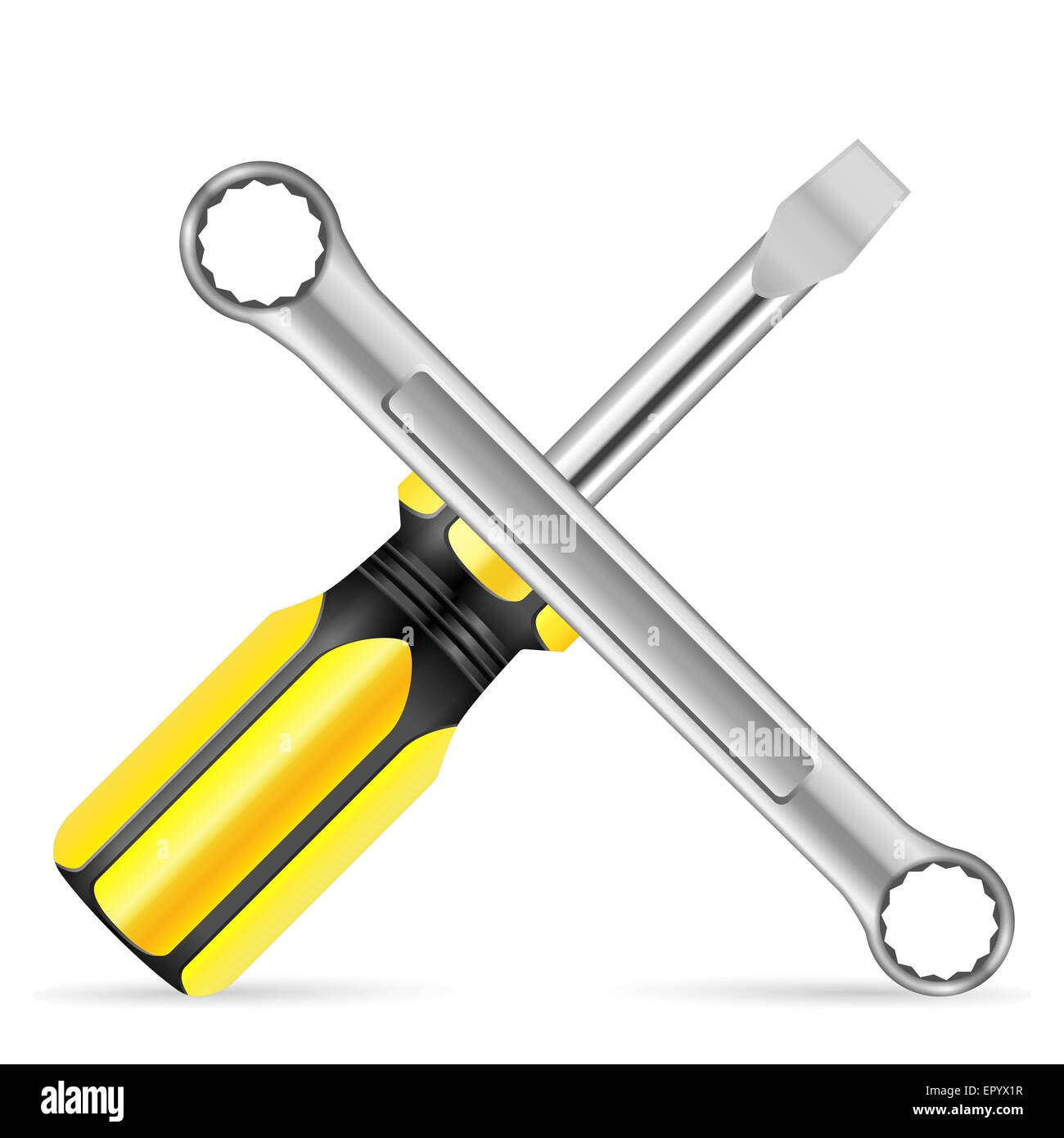 Repair tool on a white background. Vector illustration Stock Photo - Alamy