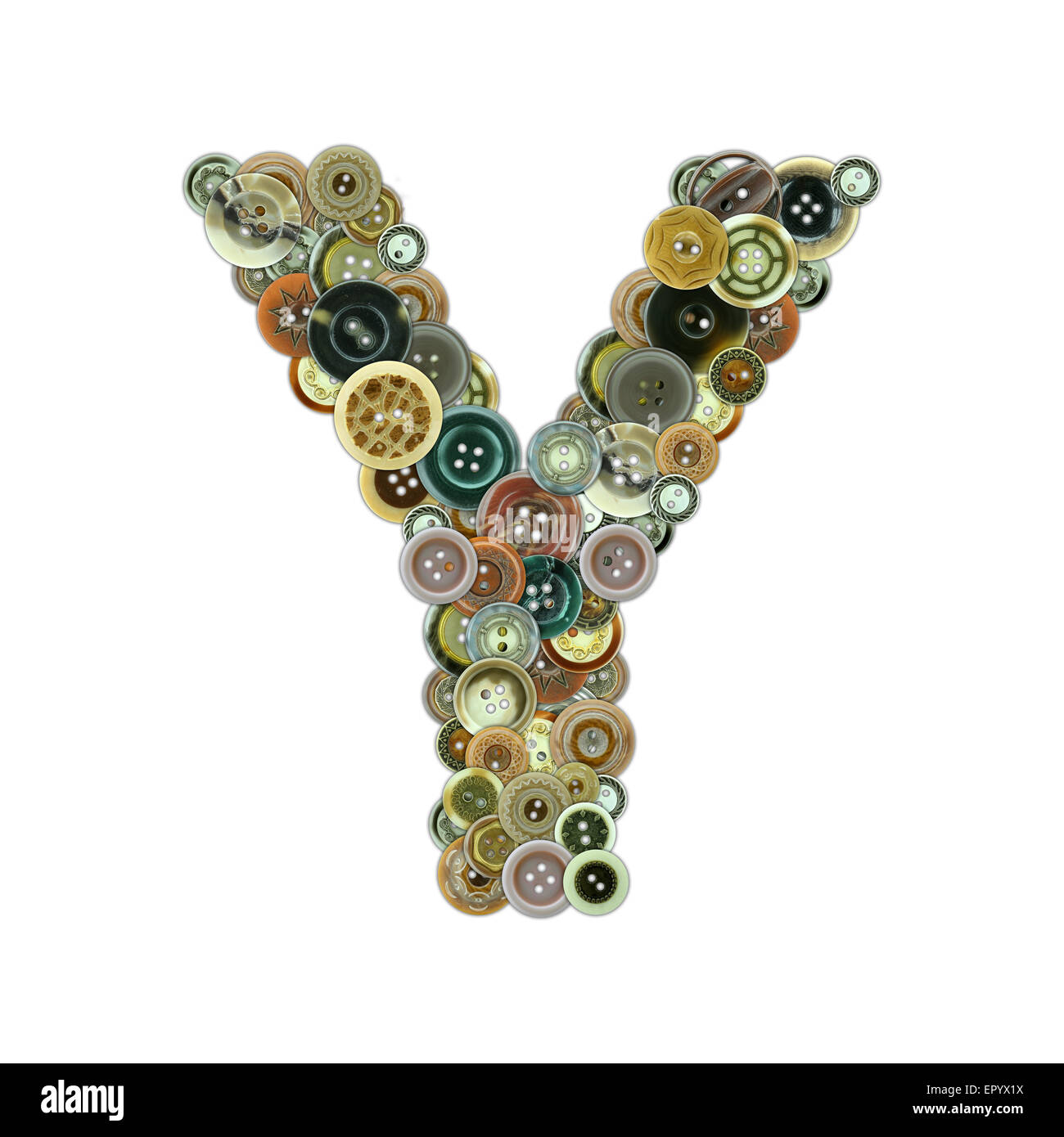 Buttons letter isolated on white Stock Photo - Alamy