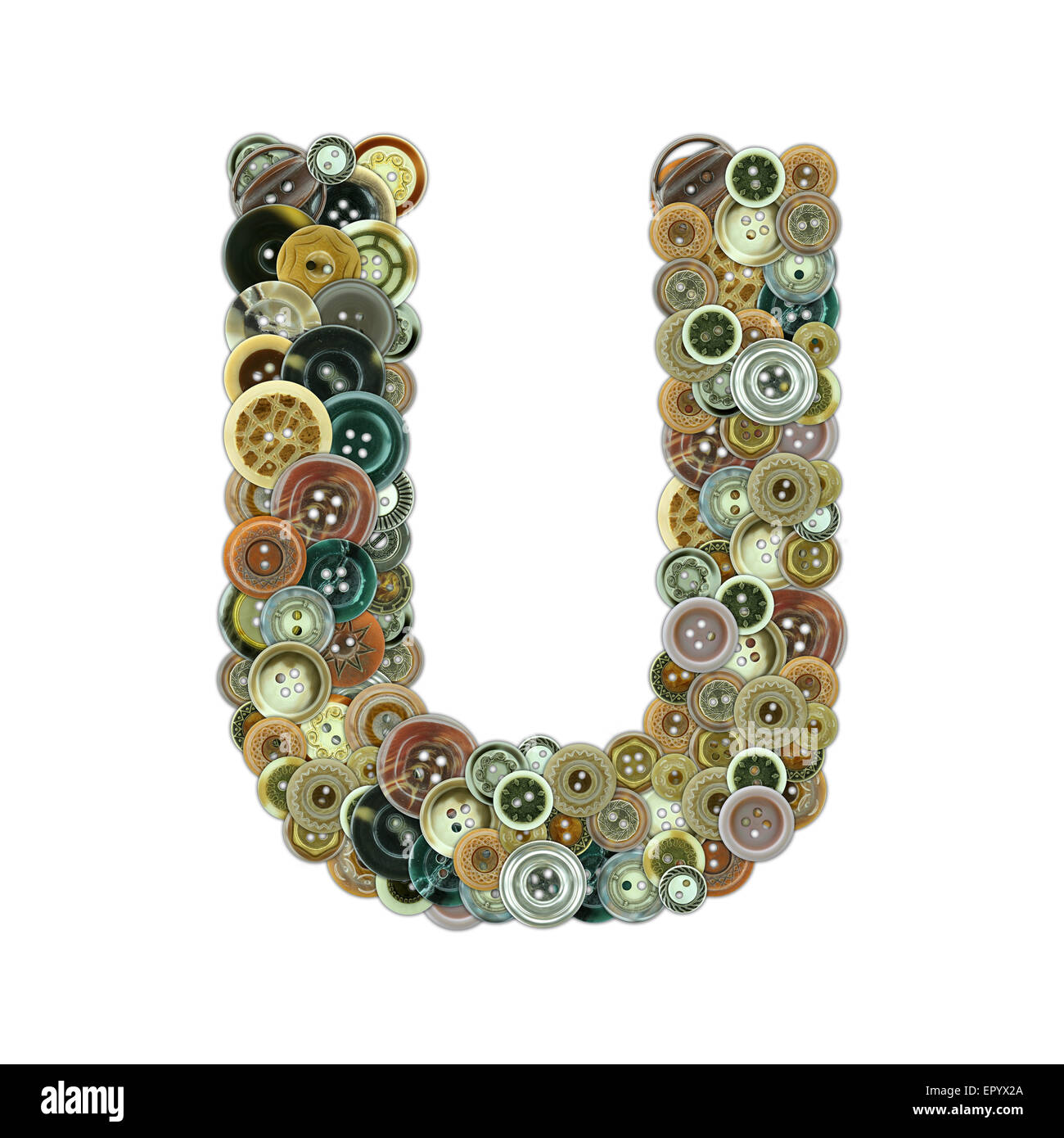 Buttons letter isolated on white Stock Photo - Alamy