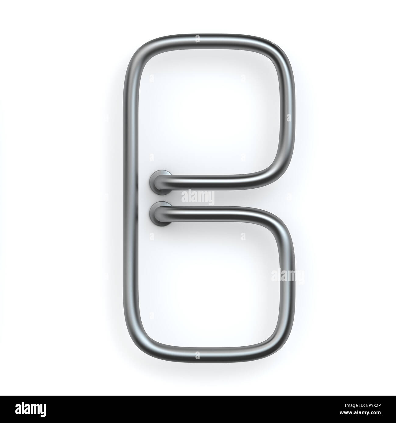 3D rendering of the letter B Stock Photo - Alamy