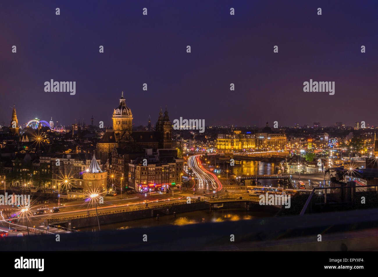 Dam Square Amsterdam Night High Resolution Stock Photography and Images ...