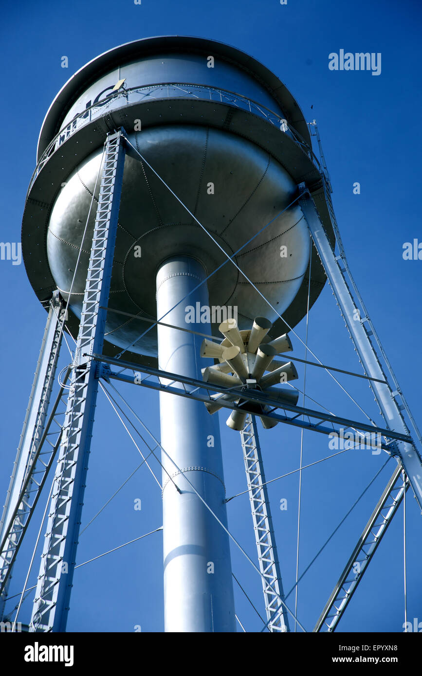 Reading, Kansas, USA 3rd May 2014 Rebuilt Water tower in Reading with ...