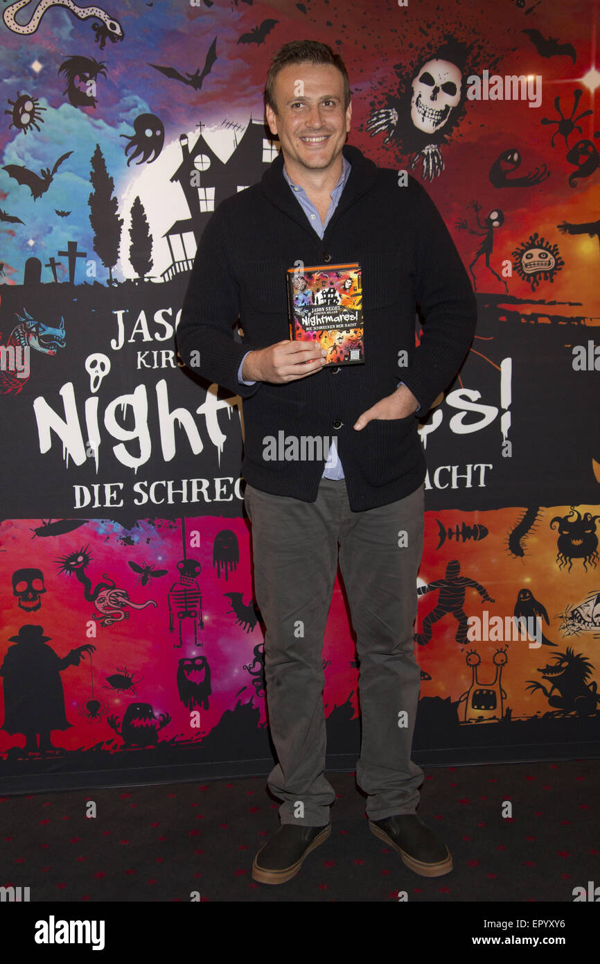 Jason Segel promoting his latest book 'Nightmares!' at the CinemaxX ...
