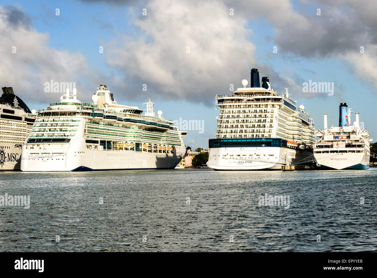 MS Thompson Celebration, Celebrity Eclipse, Royal Caribbean Jewel of ...