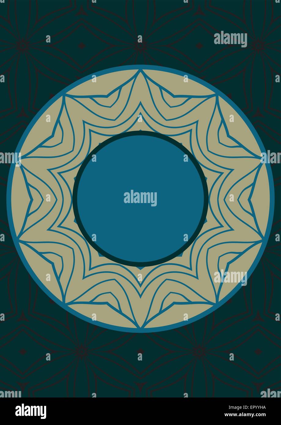 mandala frame vector Stock Vector Image & Art - Alamy