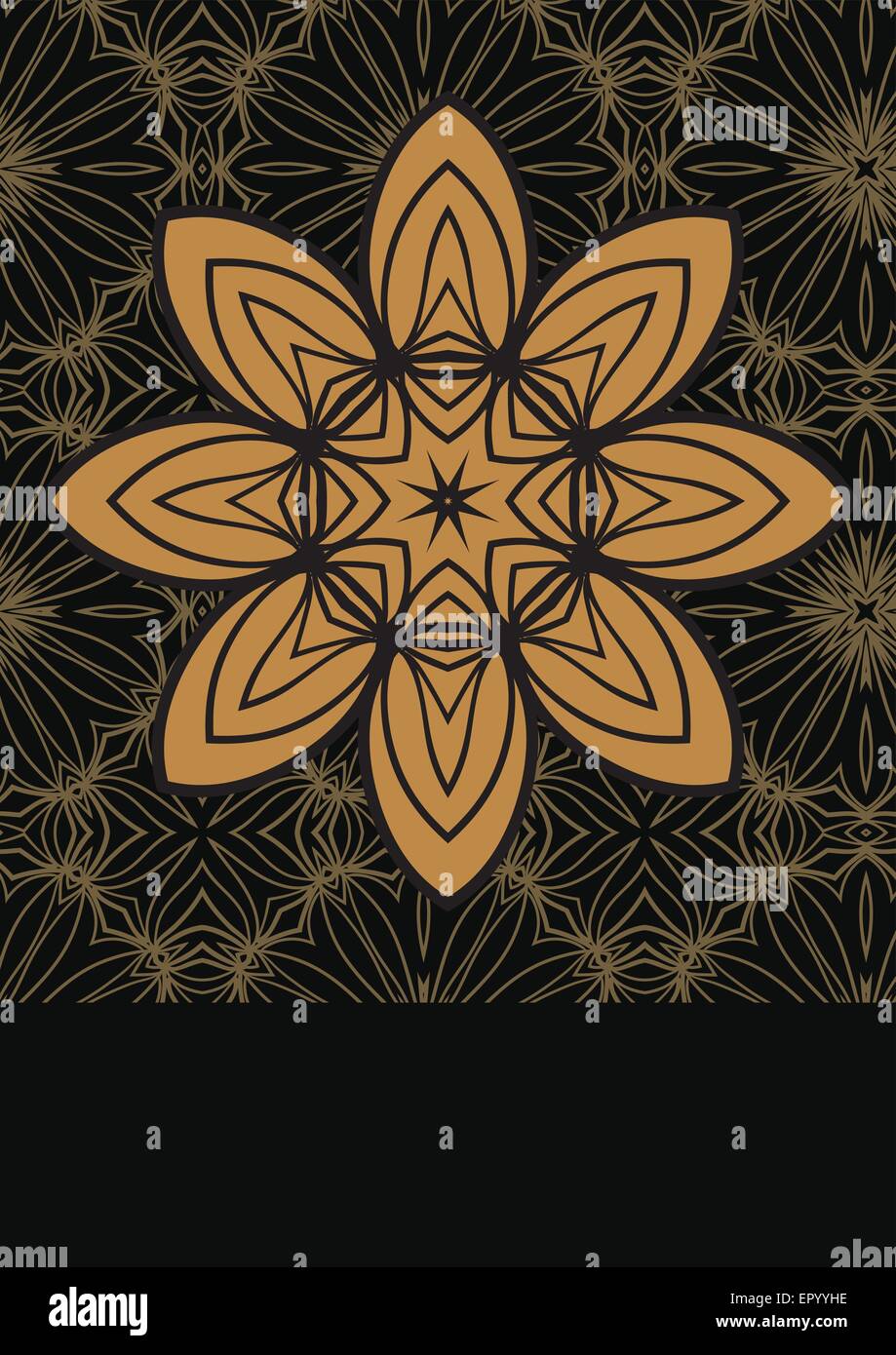 mandala frame vector Stock Vector Image & Art - Alamy