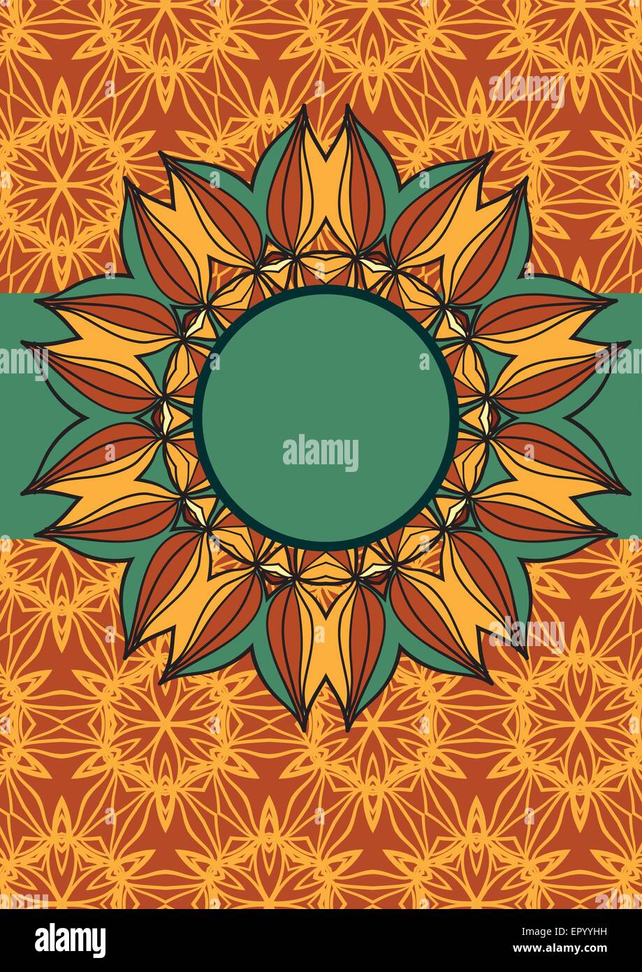 mandala frame vector Stock Vector Image & Art - Alamy