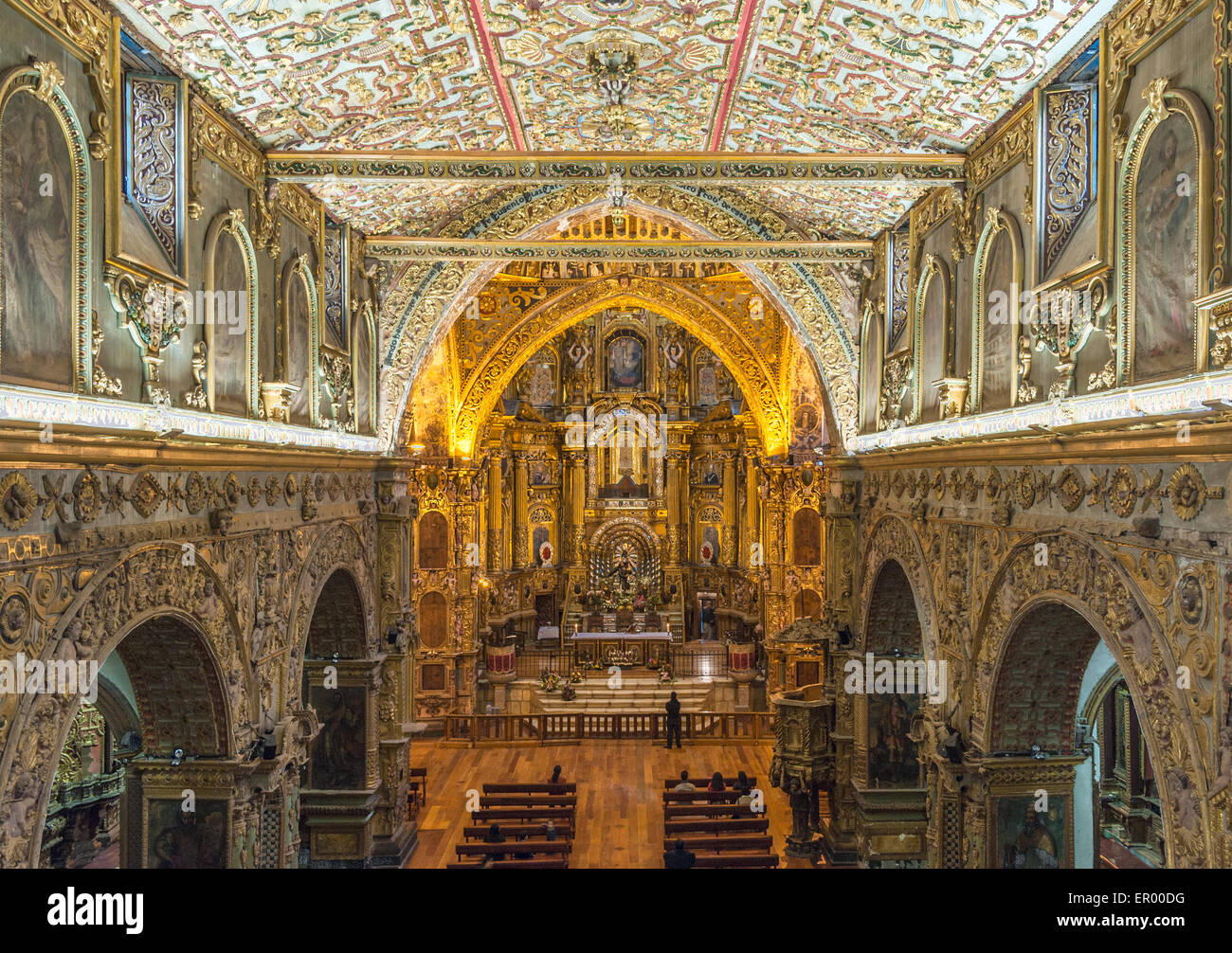 Monasterio de san francisco interior hi-res stock photography and ...