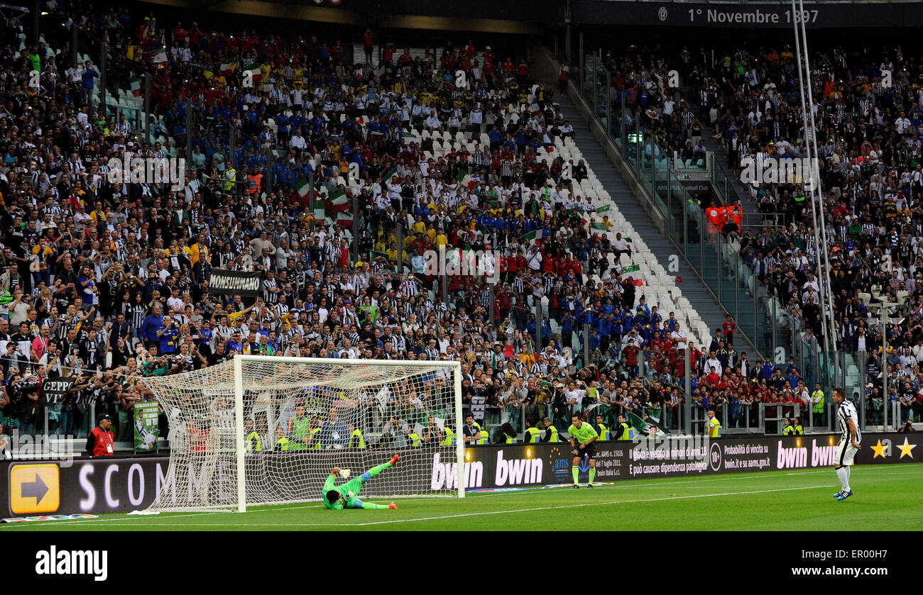 Turin, Italy. 23rd May, 2015. Serie A Football. Juventus versus Napoli ...