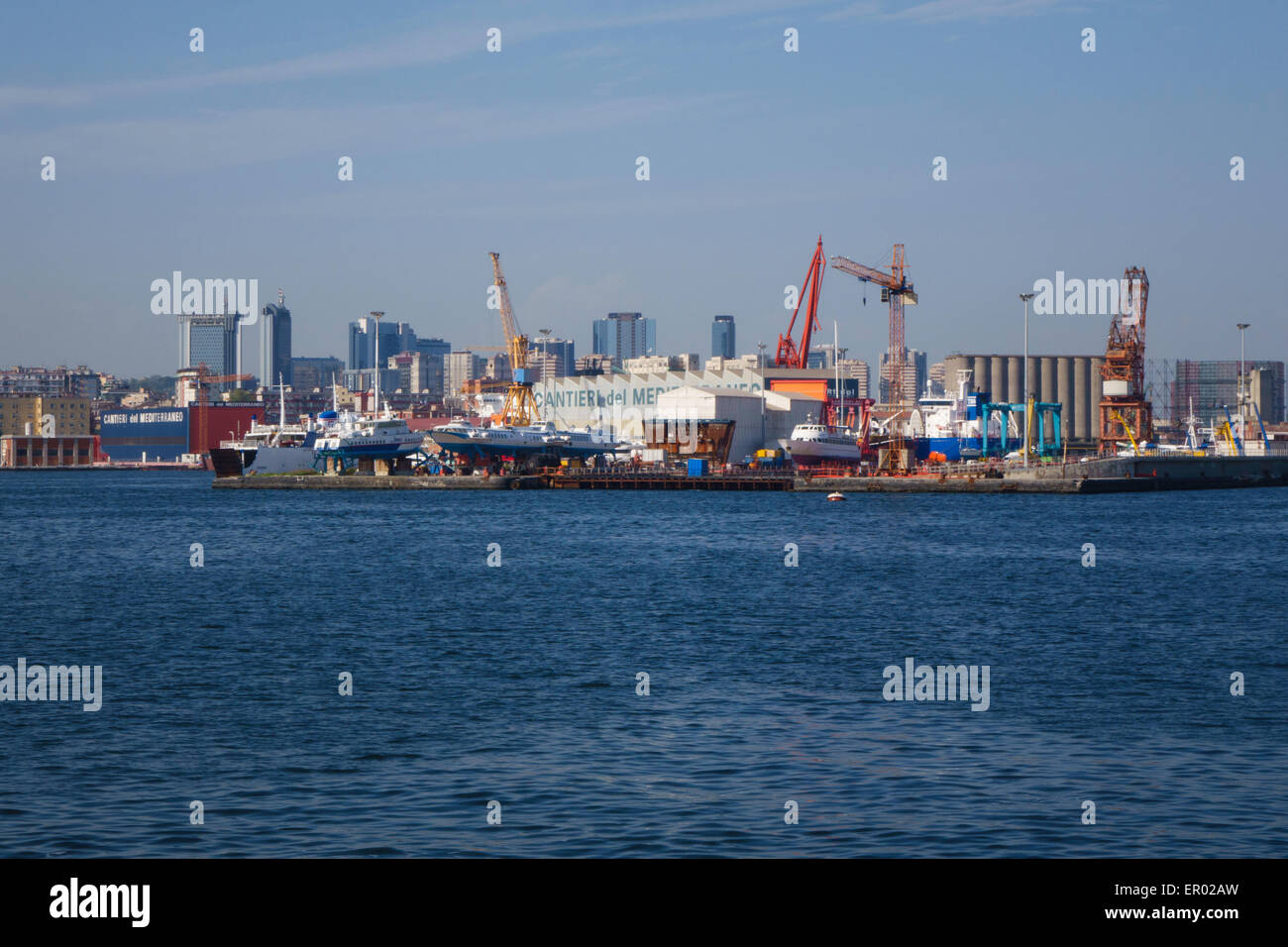 Port of Naples Stock Photo - Alamy