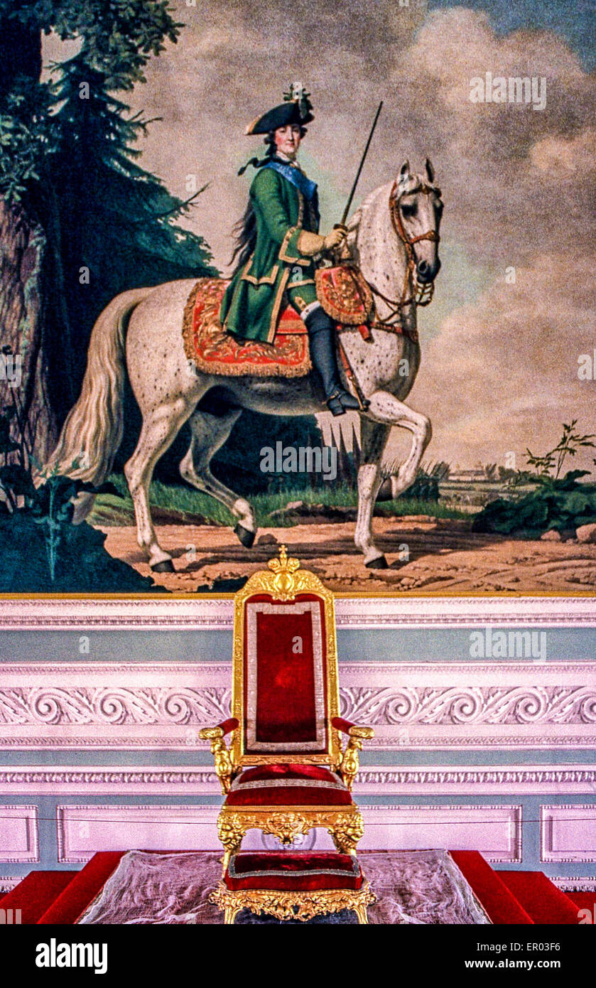 Catherine the great on horse hi-res stock photography and images - Alamy