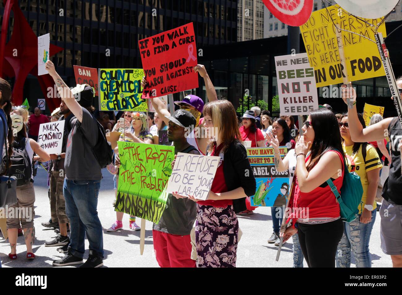 Gmo food protest hi-res stock photography and images - Alamy