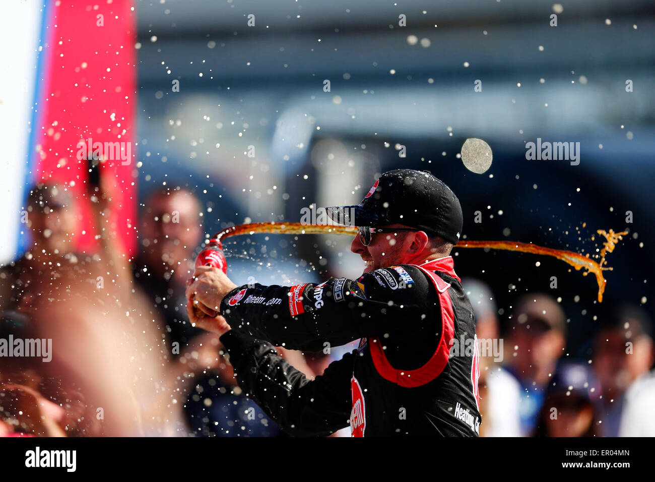 Concord, NC, USA. 23rd May, 2015. Austin Dillon (33) wins the Hisense ...