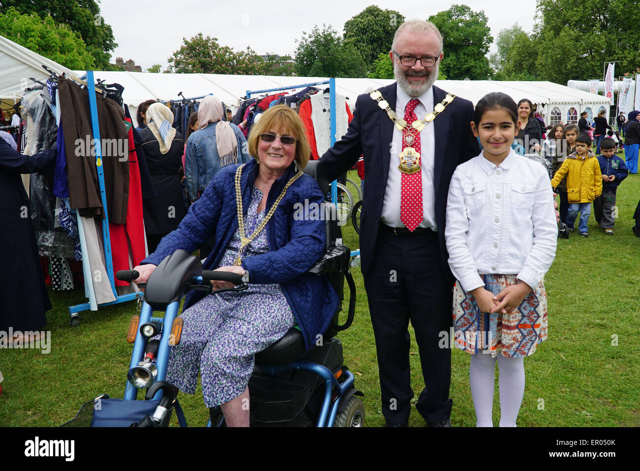 London,UK, 23th May 2015 : Mayor of Islington, Cllr Richard Greening ...