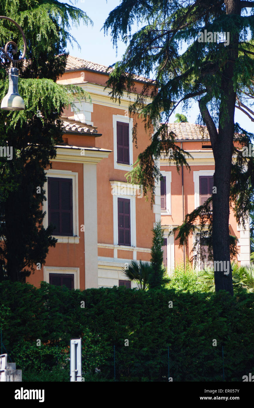 Painted orange house hi-res stock photography and images - Alamy
