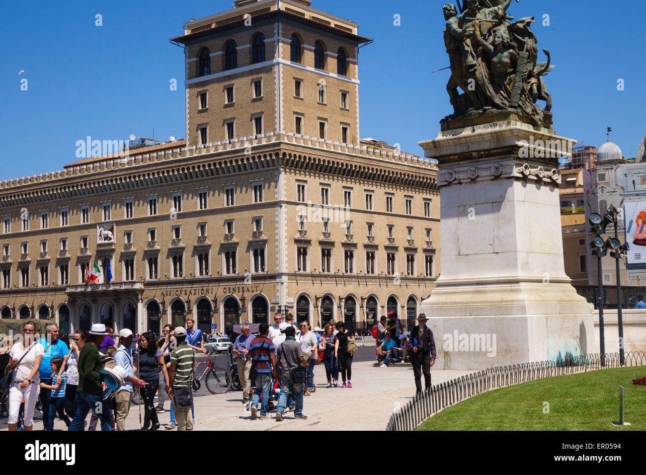 Palazzo Venezia Rome Stock Photo - Alamy