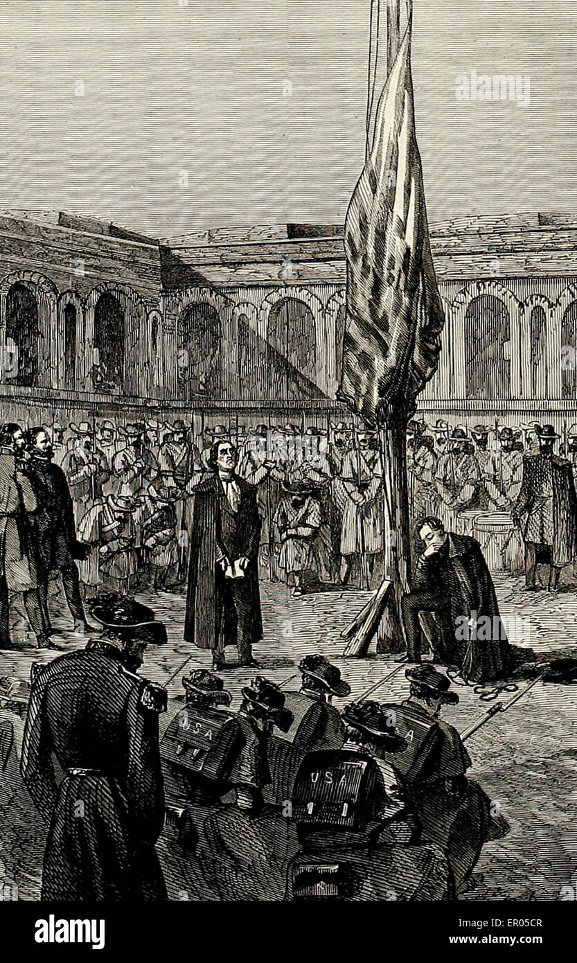 The Prayer at Fort Sumter, December 26, 1860 Stock Photo - Alamy