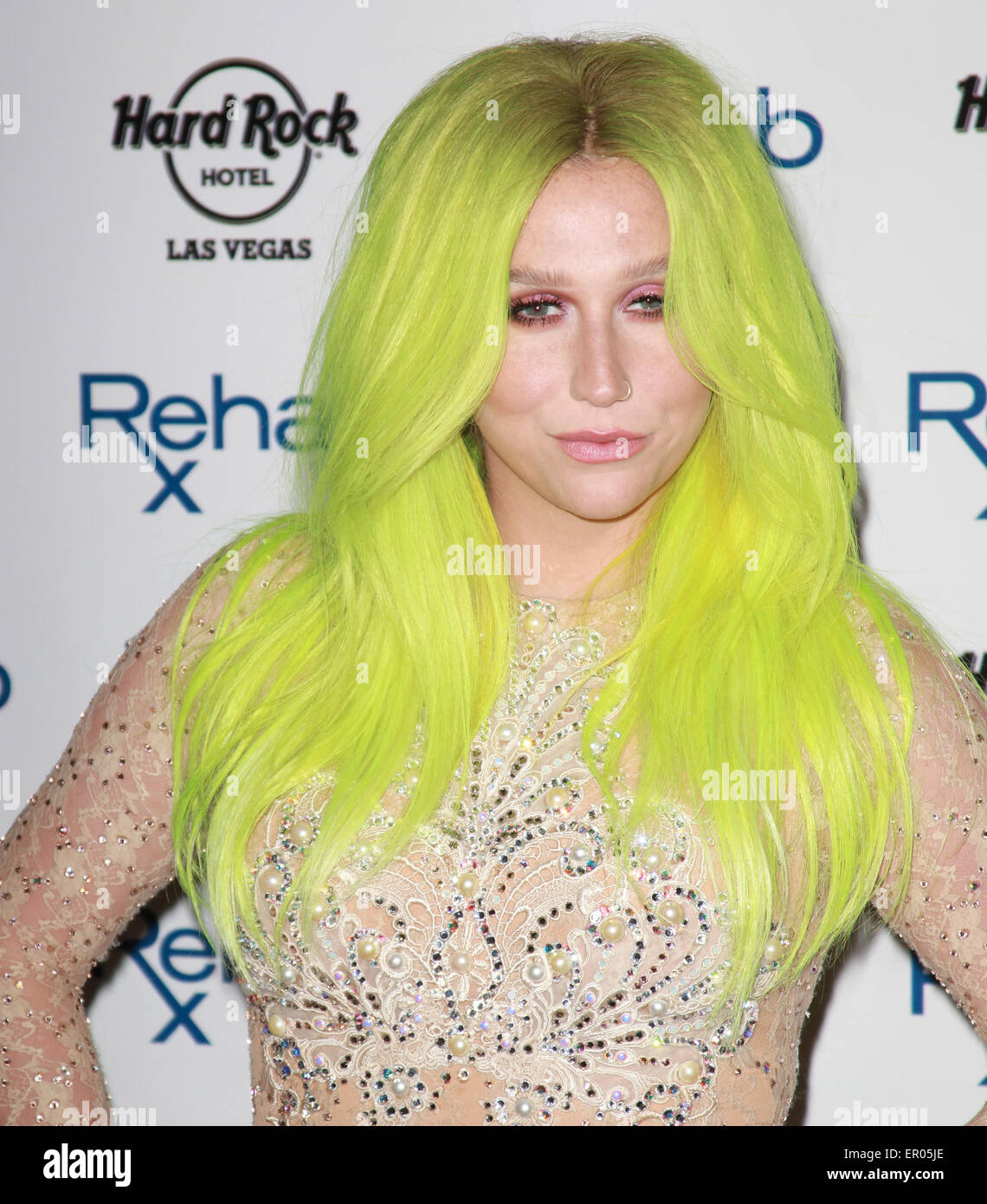 Las Vegas, Nevada, USA. 23rd May, 2015. Kesha arrives for a special ...